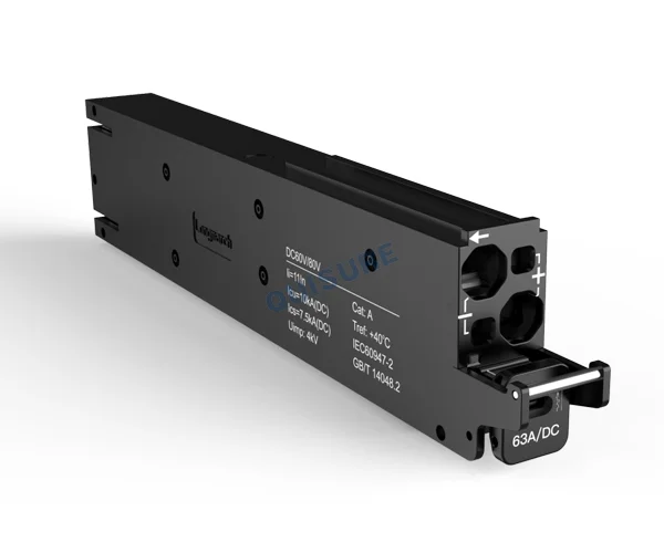 MB8Z-63 intelligent MCB 1P+N, DC60/80V, 6-63A, Icu:10kA for Telecom ...